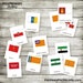 SPAIN REGIONS FLAGS Montessori Cards Flash Cards Three Part Cards ...