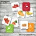 FOOD GROUPS Montessori Cards, Flash Cards, Sorting Cards, Matching ...