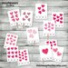 COUNTING HEARTS • Valentines • Montessori Counting Cards • Clip Cards ...