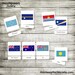 AUSTRALIA OCEANIA FLAGS Montessori Cards Flash Cards - Etsy
