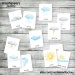 WEATHER Montessori Cards Flash Cards Three Part Cards - Etsy