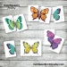 BUTTERFLIES SYMMETRY • Montessori Cards • Flash Cards • Sorting Cards ...
