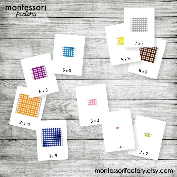 Montessori Square Chains
