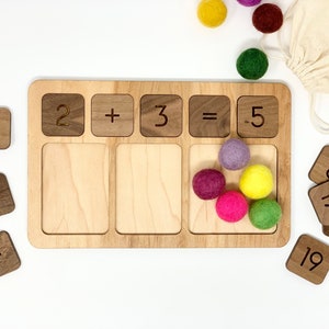 MATH BOARD • Montessori Math • Addition • Subtraction • Multiplication ...