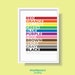 COLORS Art Kids Room Wall Art Montessori Kindergarten Primary ...