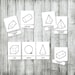3D GEOMETRIC SHAPES Montessori Cards Flash Cards Three Part - Etsy