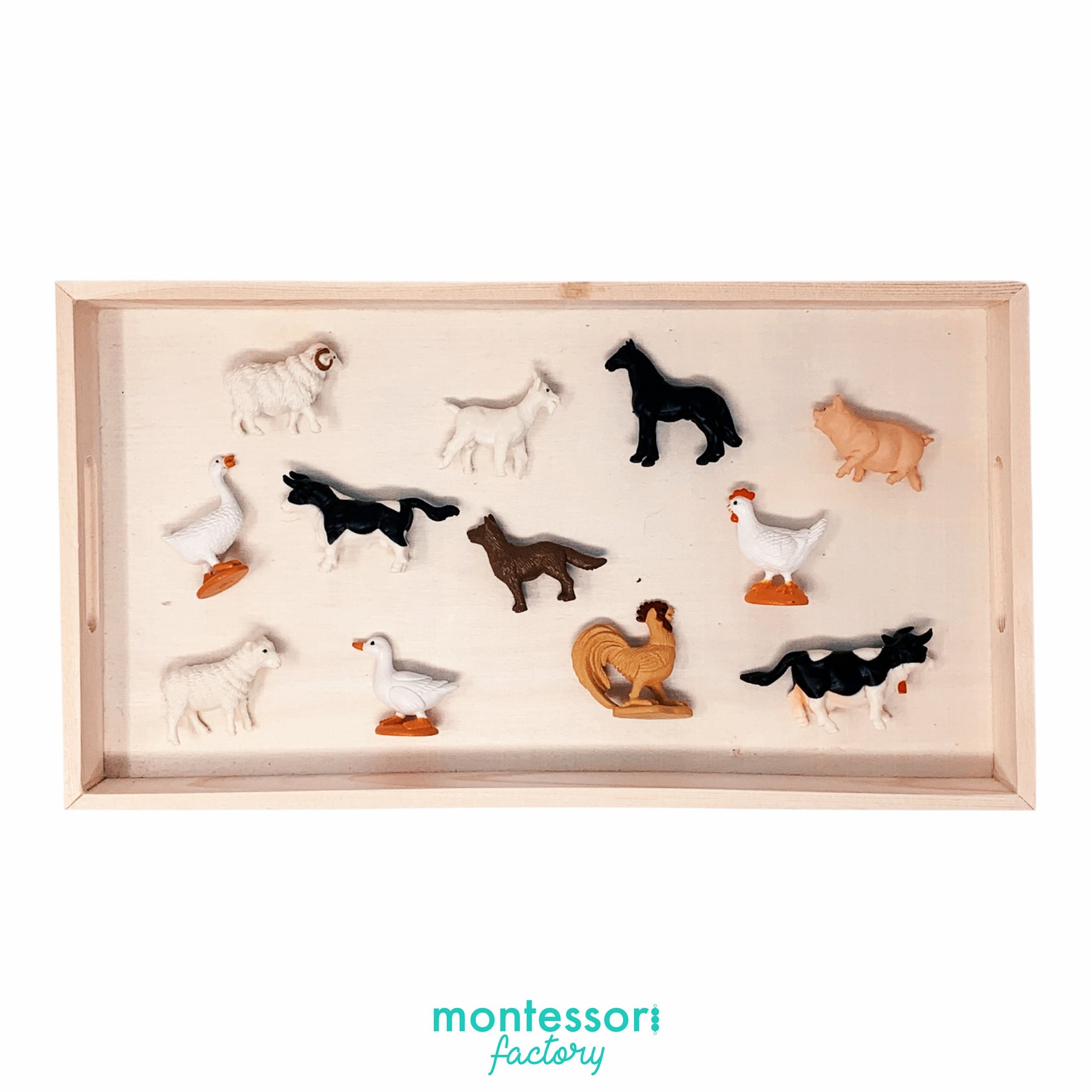 FARM ANIMALS TOOB Figurines Set Montessori Toy Sensory - Etsy