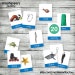 Montessori Blue Series Flash Cards • Editable PDF Nomenclature Cards - Etsy