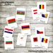 EUROPE FLAGS • Montessori Cards • Flash Cards • Three Part Cards ...