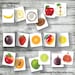 FRUITS INSIDE and OUT Montessori Cards, Flash Cards, Sorting Cards ...