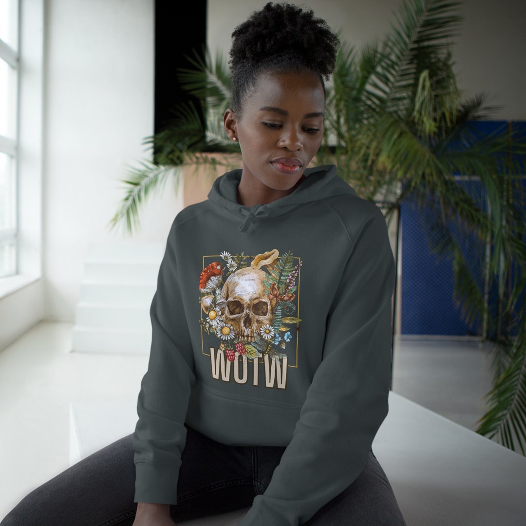 WOTW Floral Skull Logo Unisex Supply Hoodie AU - Etsy