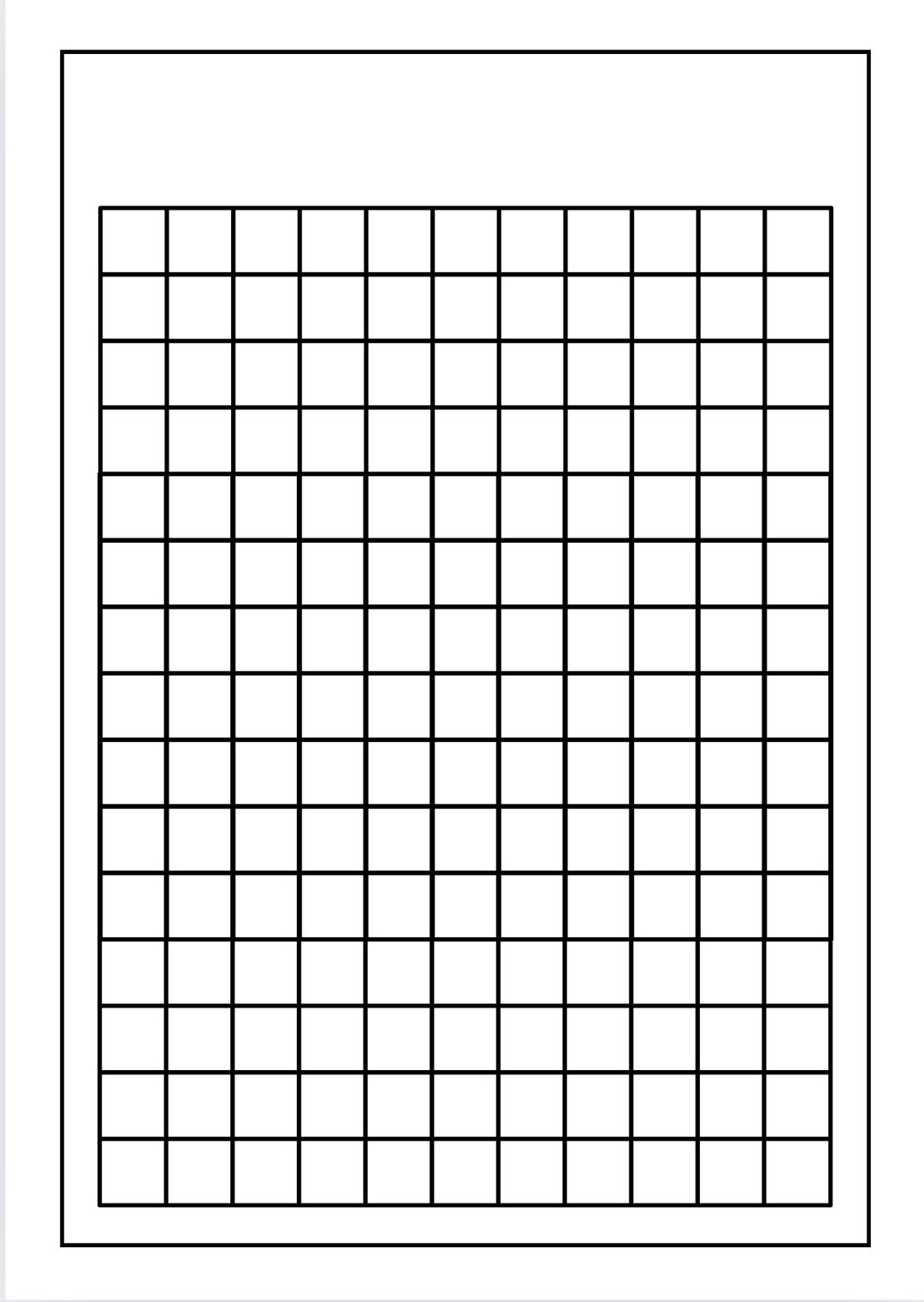A4 Black White Mathematic Worksheet Grid Paper - Etsy