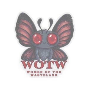 New Mothman WOTW Kiss-cut Stickers by WOTW Printables - Etsy
