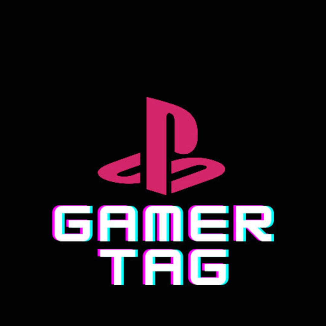 CUSTOM GAMER TAG Logo for Personal Use - Etsy