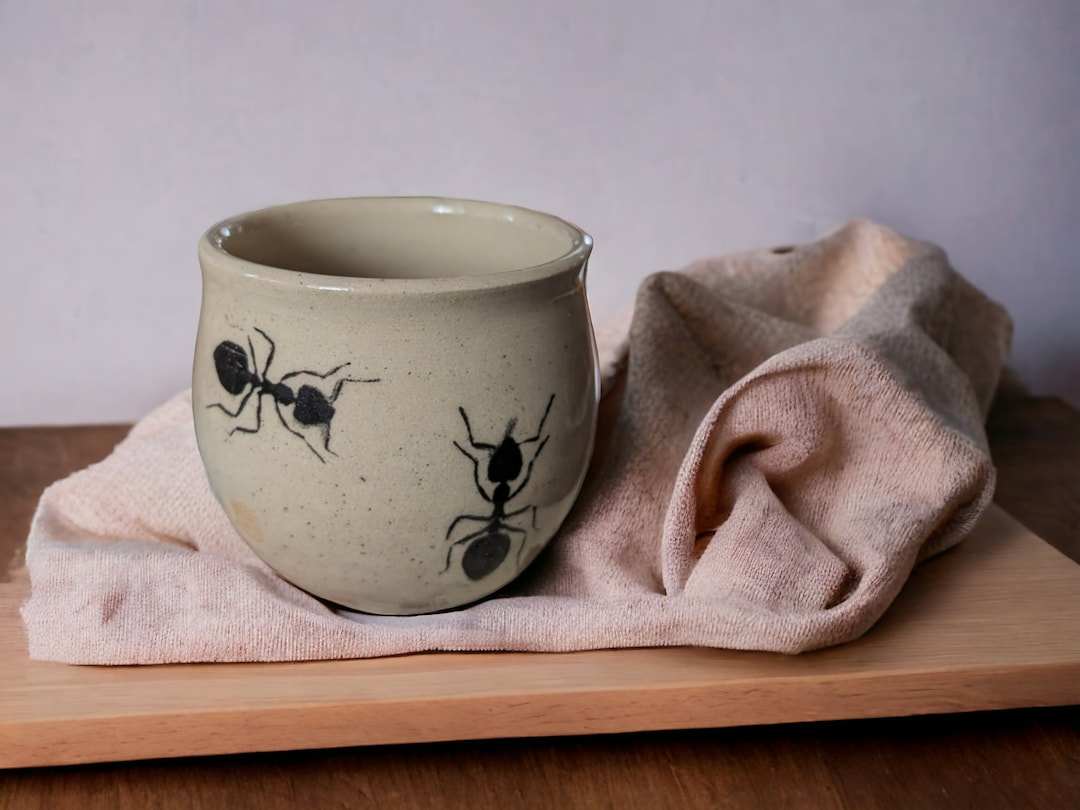 Insect Bug Mug, Handmade Insect Inspired Pottery, Small Cappuccino or ...