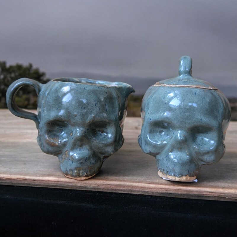 Skull Tea Cup - Etsy
