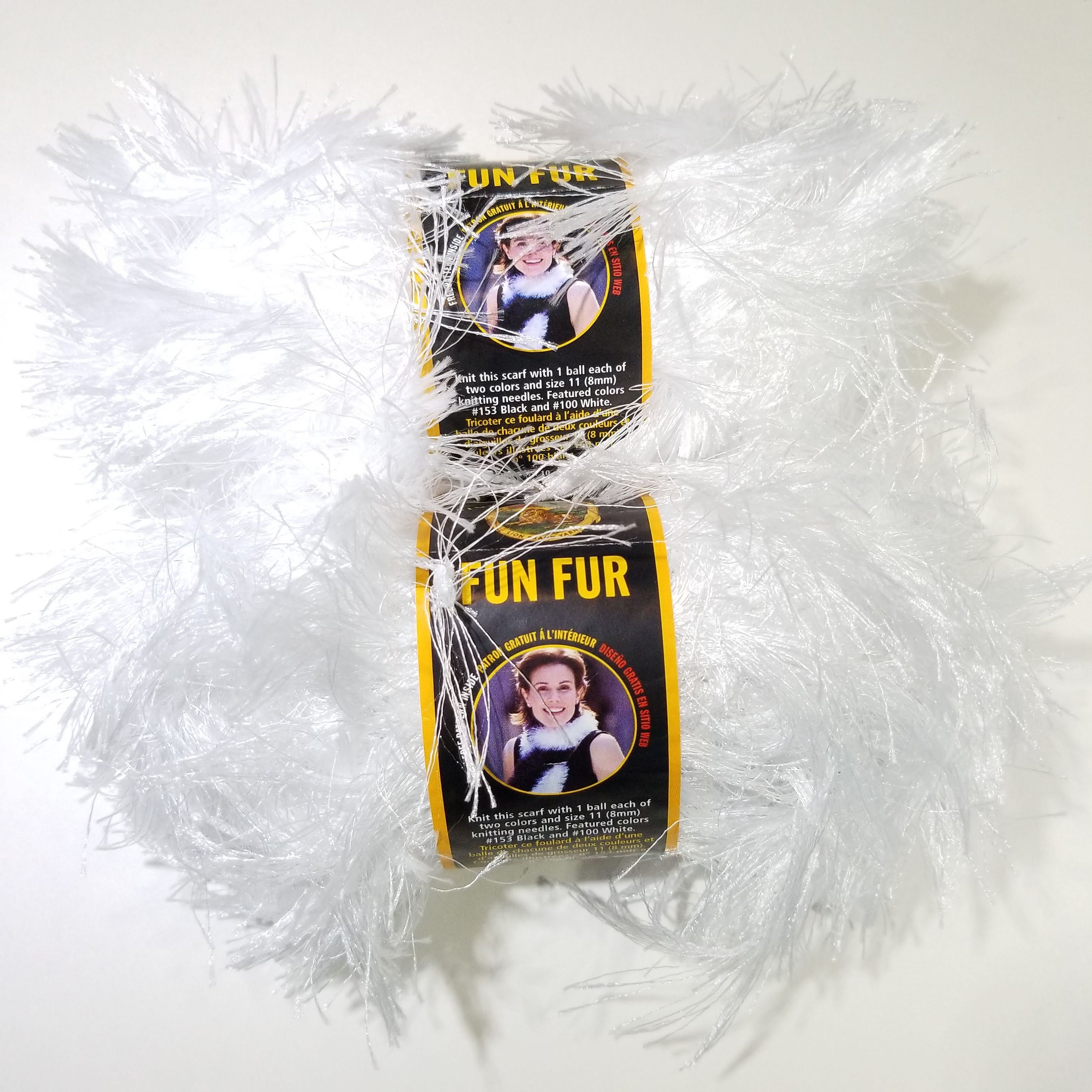 Fun Fur Yarn by Lion Brand Furry Yarn Novelty Yarn Eyelash - Etsy