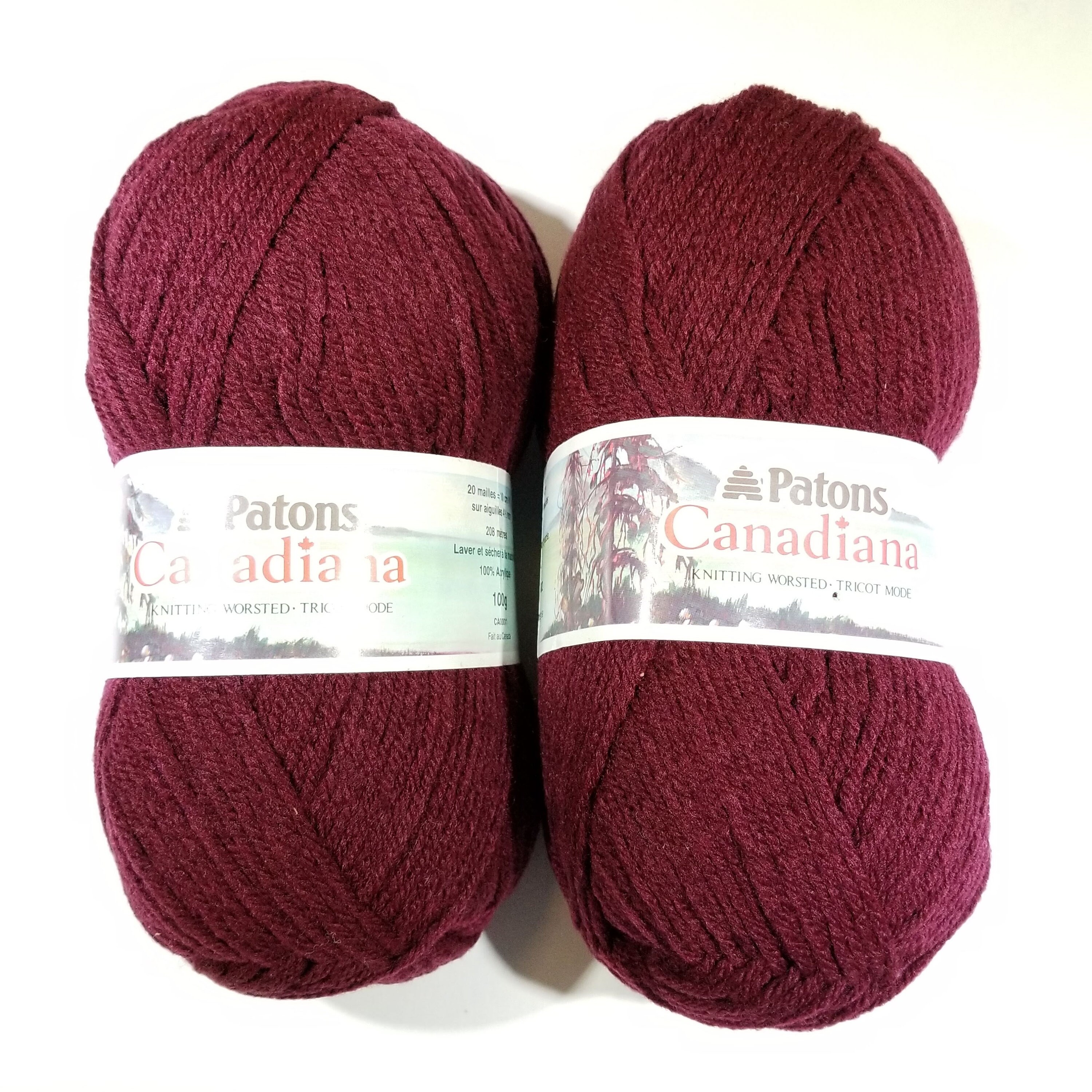 Canadiana Solid Yarn by Patons Acrylic Yarn Blanket Yarn - Etsy