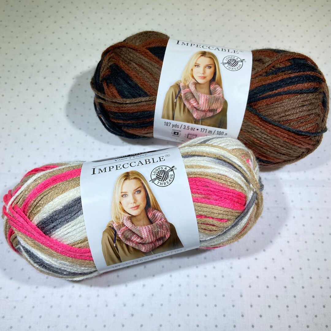 Impeccable Ombre Yarn by Loops & Threads, Acrylic Yarn, Blanket Yarn ...