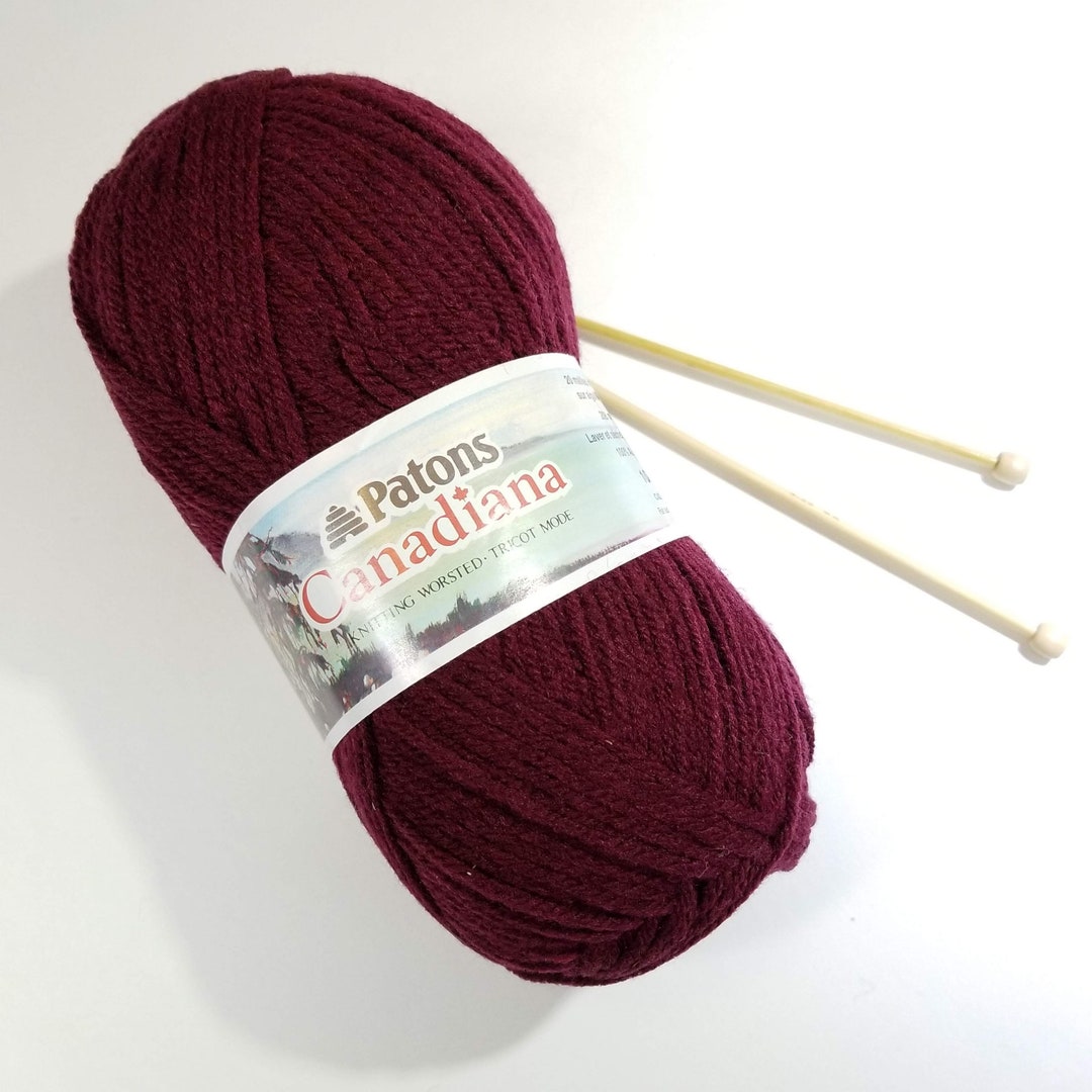 Canadiana Solid Yarn by Patons, Acrylic Yarn, Blanket Yarn, Worsted ...