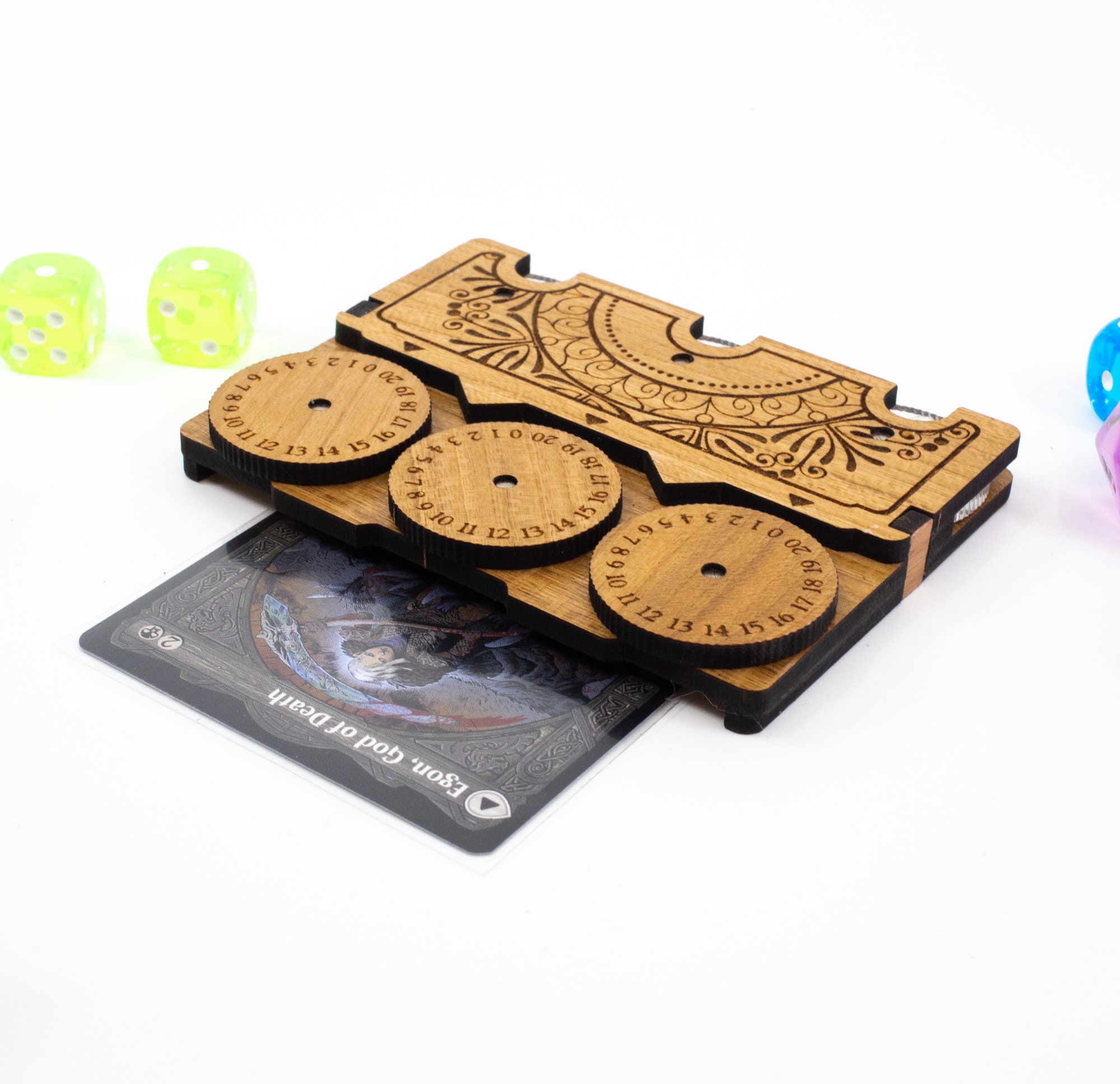 Commander EDH Command Zone Tray With Life Commander Damage - Etsy