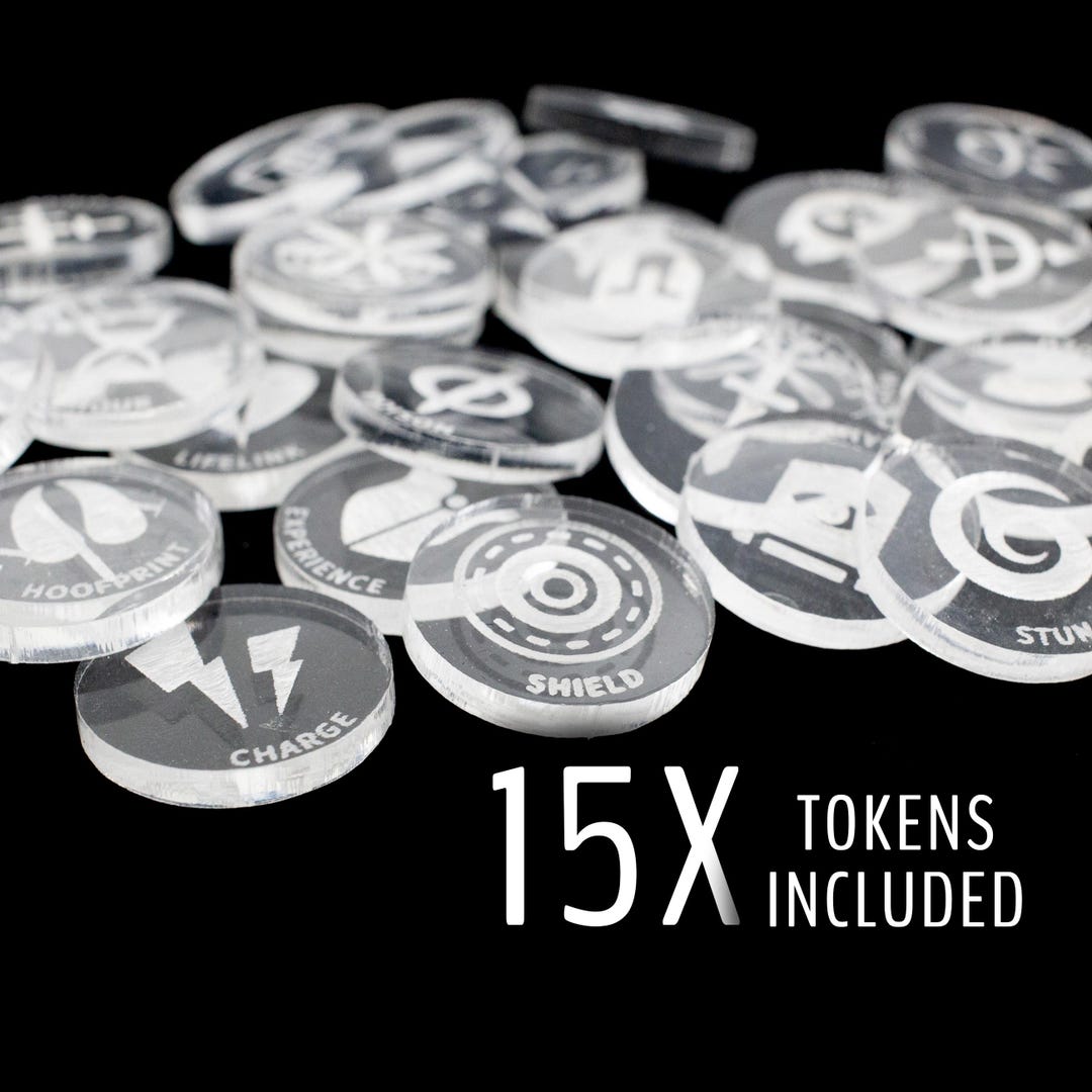 15x Magic the Gathering MTG Ability Keyword Counter Tokens - 15ct ...