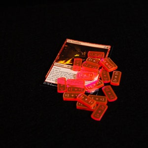 Acrylic Magic Plus 1 +1 Counters Tokens Set - MTG Magic the Gathering ...