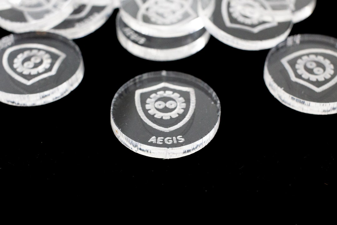 Aegis Tokens Magic the Gathering Acrylic Goad Tokens, EDH, Commander ...