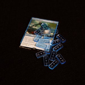Acrylic Magic Plus 1 +1 Counters Tokens Set - MTG Magic the Gathering ...