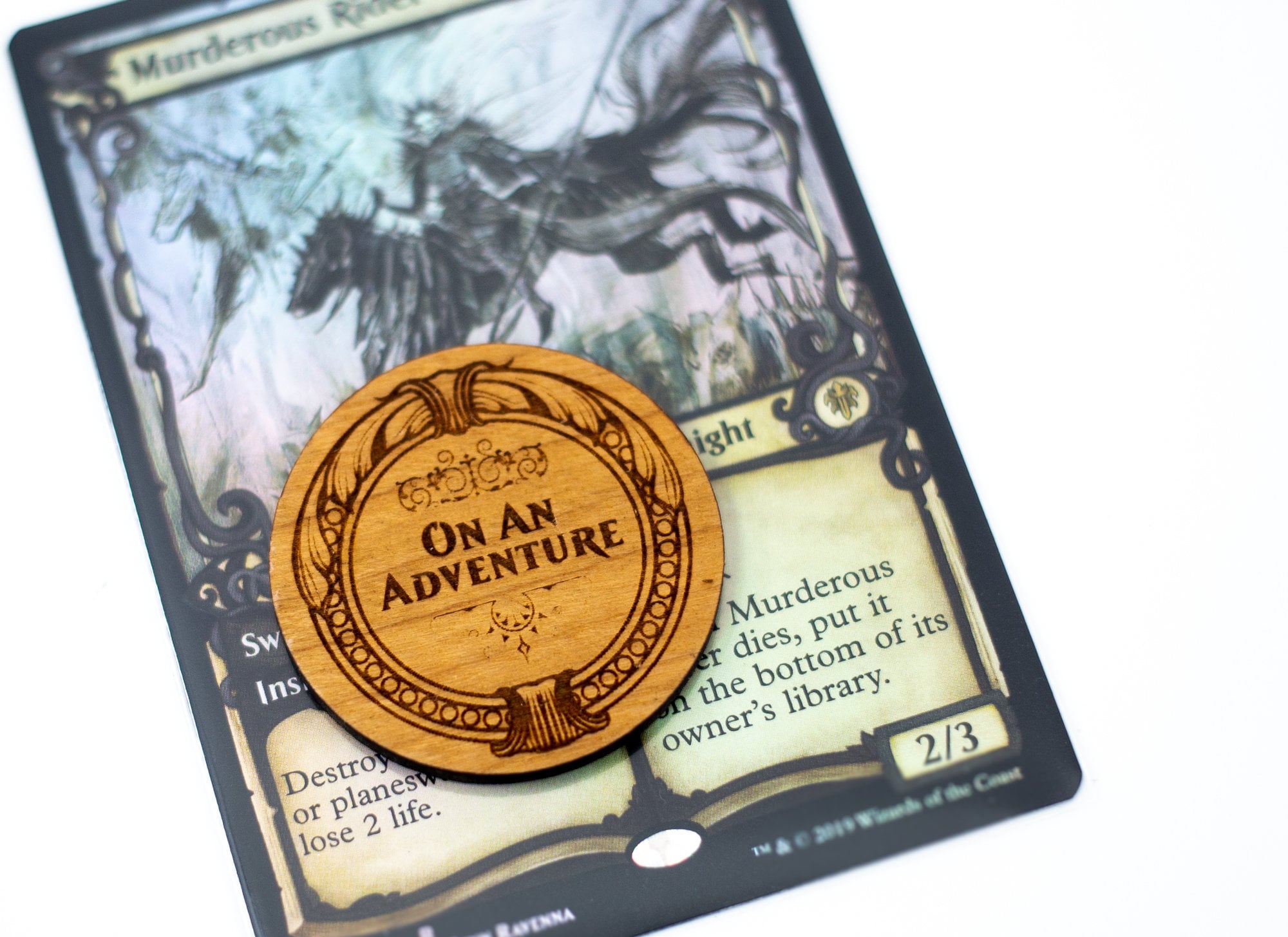 Magic the Gathering on an Adventure Coin or Token | Etsy
