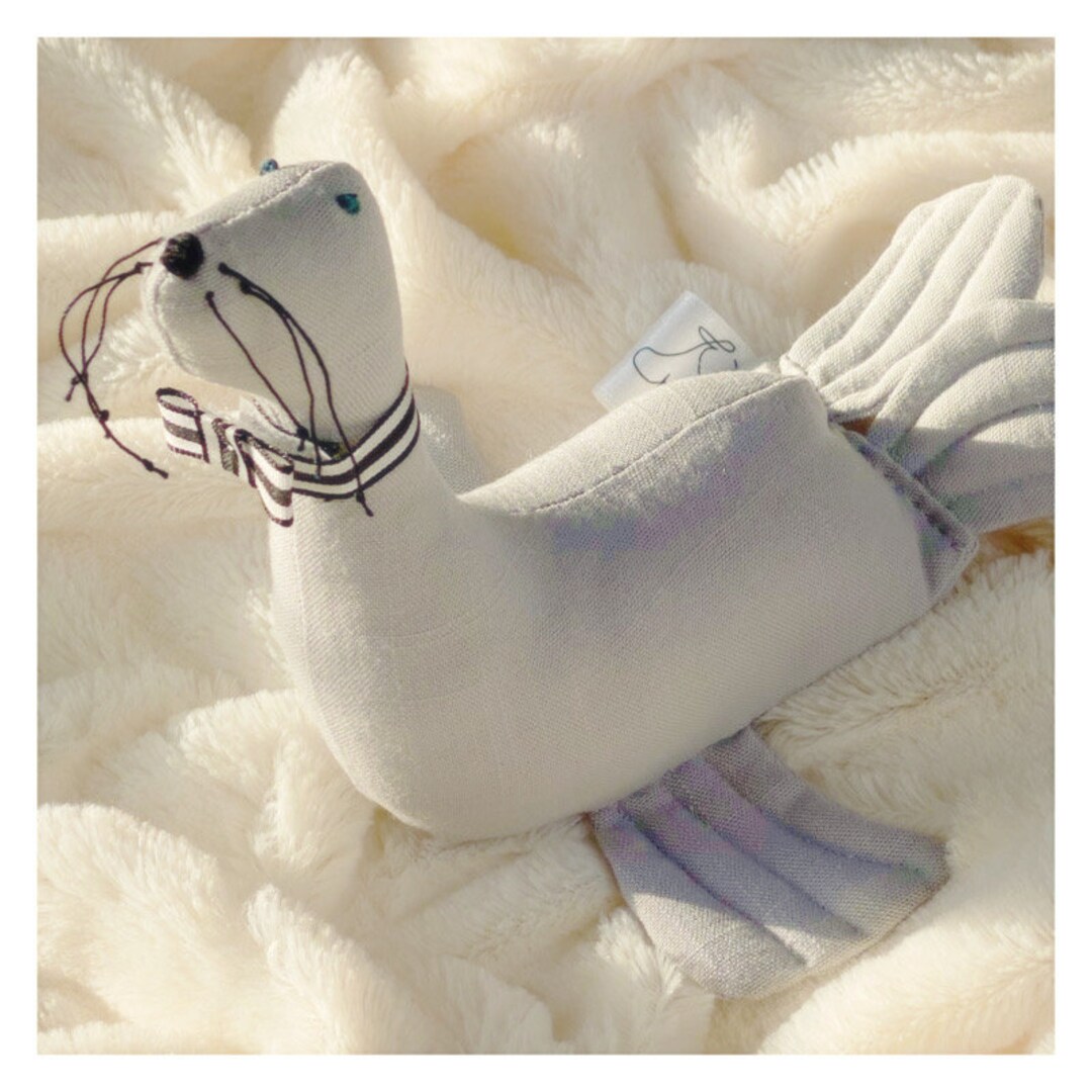 Handmade Seal Plushie: Ocean Stuffed Animal, Sea Stuffie, Circus - Etsy