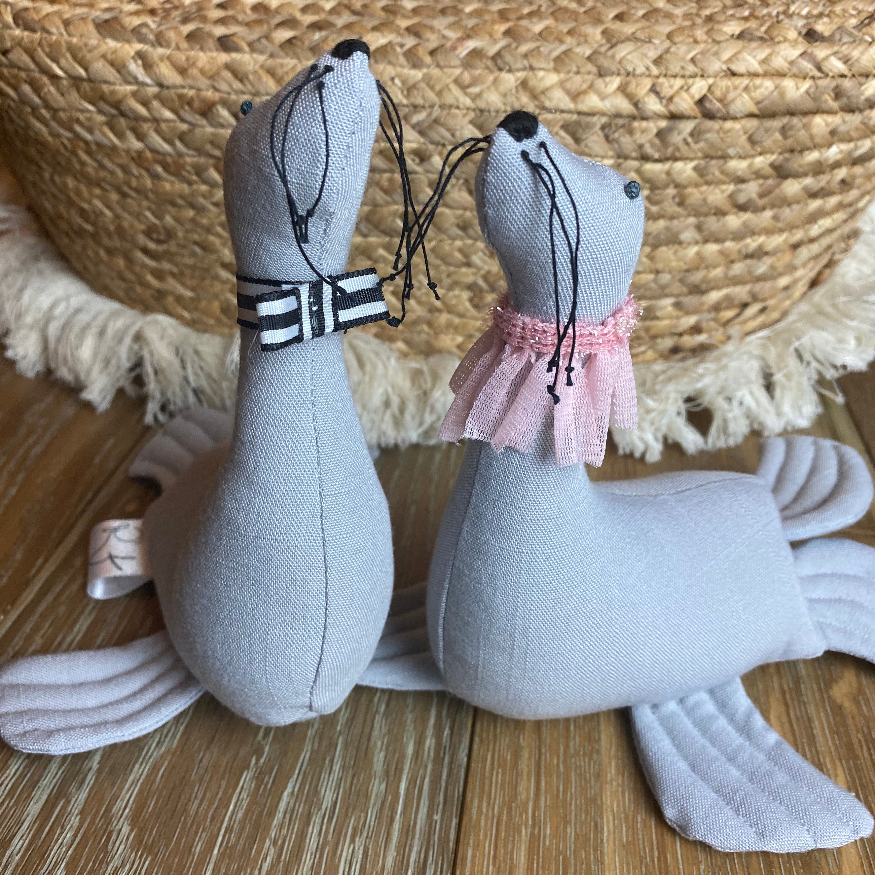 Handmade Stuffed Animal Seal Seal Sea Circus Ocean Seal | Etsy