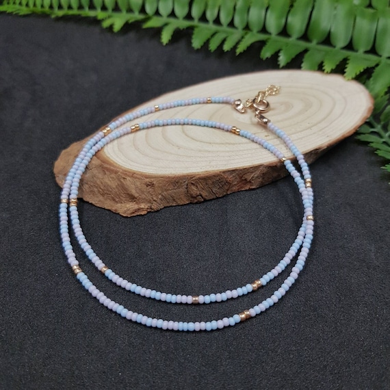 Pastel Goth Anklet Pastel Lilac and Blue Wrap Anklet Layer | Etsy