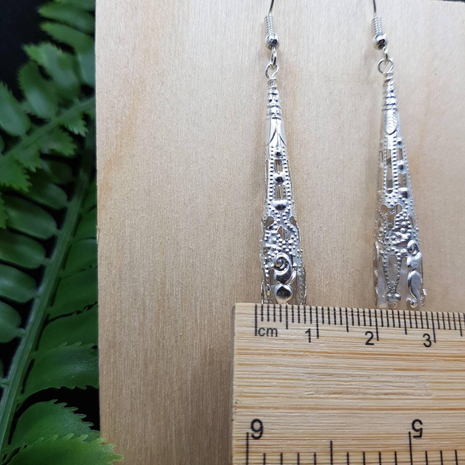 Fantasy Fairy Earrings, Elven Cosplay, Quartz Silver Earrings, Elf ...