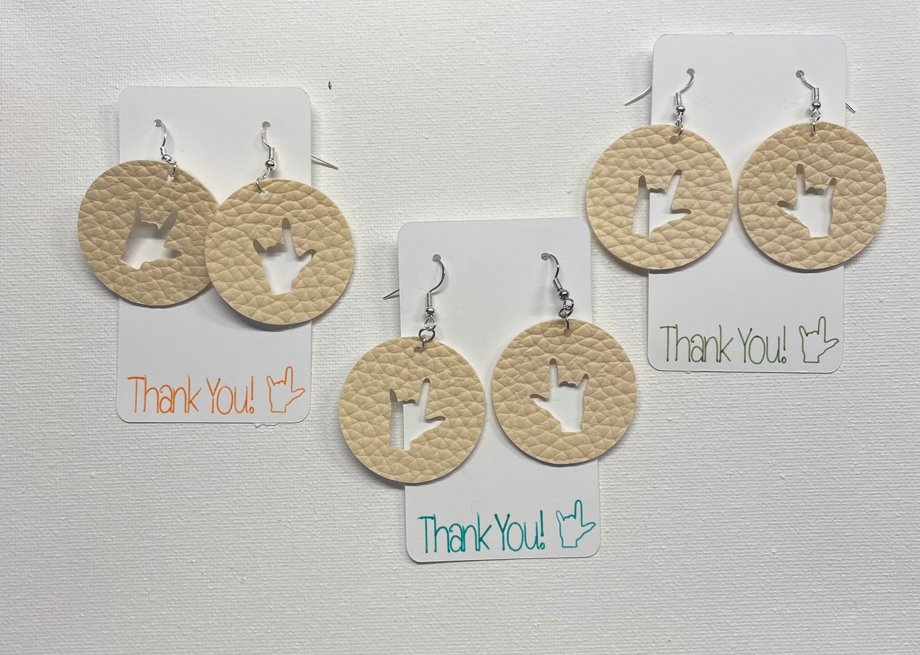 American Sign Language I Love You Earrings - Etsy