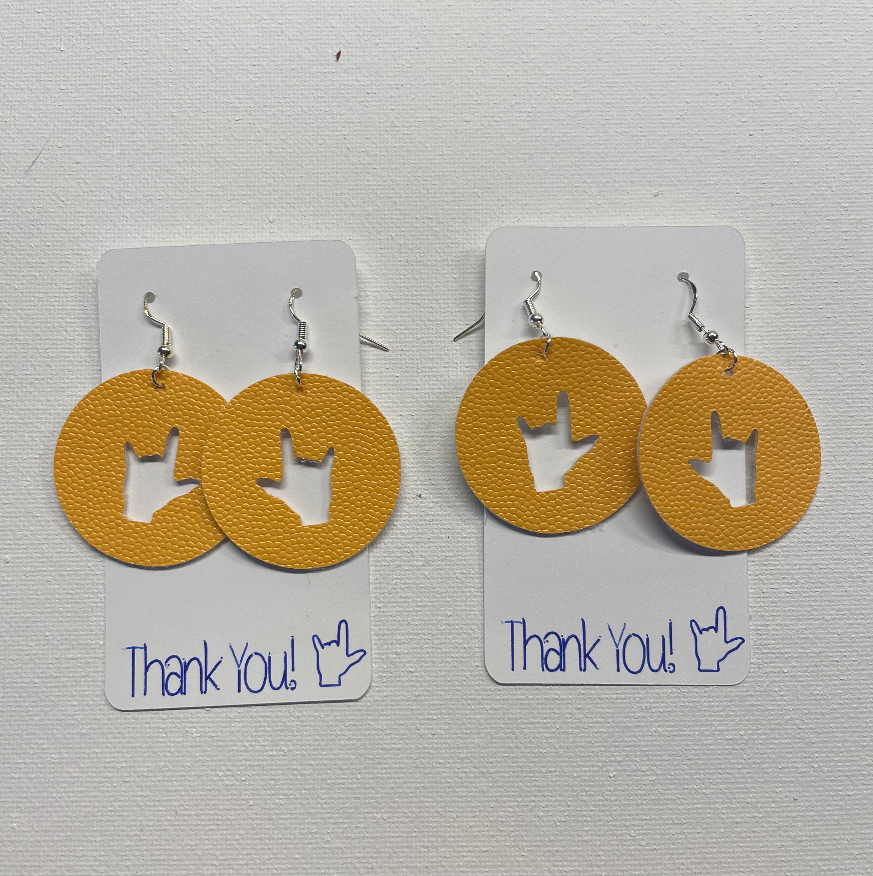 American Sign Language I Love You Earrings - Etsy