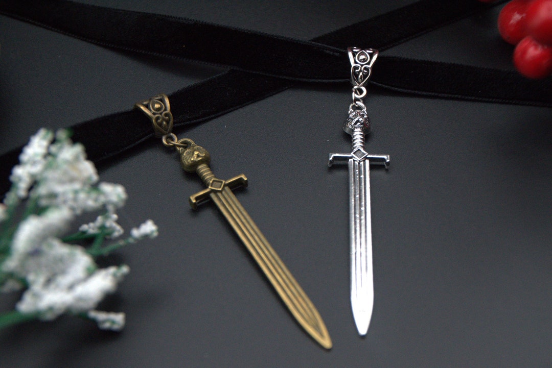 Choker WARRIOR Sword Cat Wicca Witch Wiccan Witch Pagan Pagangoth ...