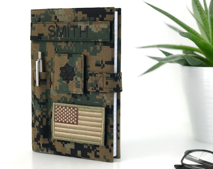 Tactical Wallet/military Notebook Cover/fits 4x6" Notepad/customize ...