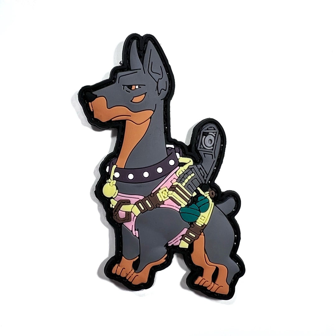 PVC K9 Dog Patch With Hook Tape for Book Covers, Backpacks, Caps ...