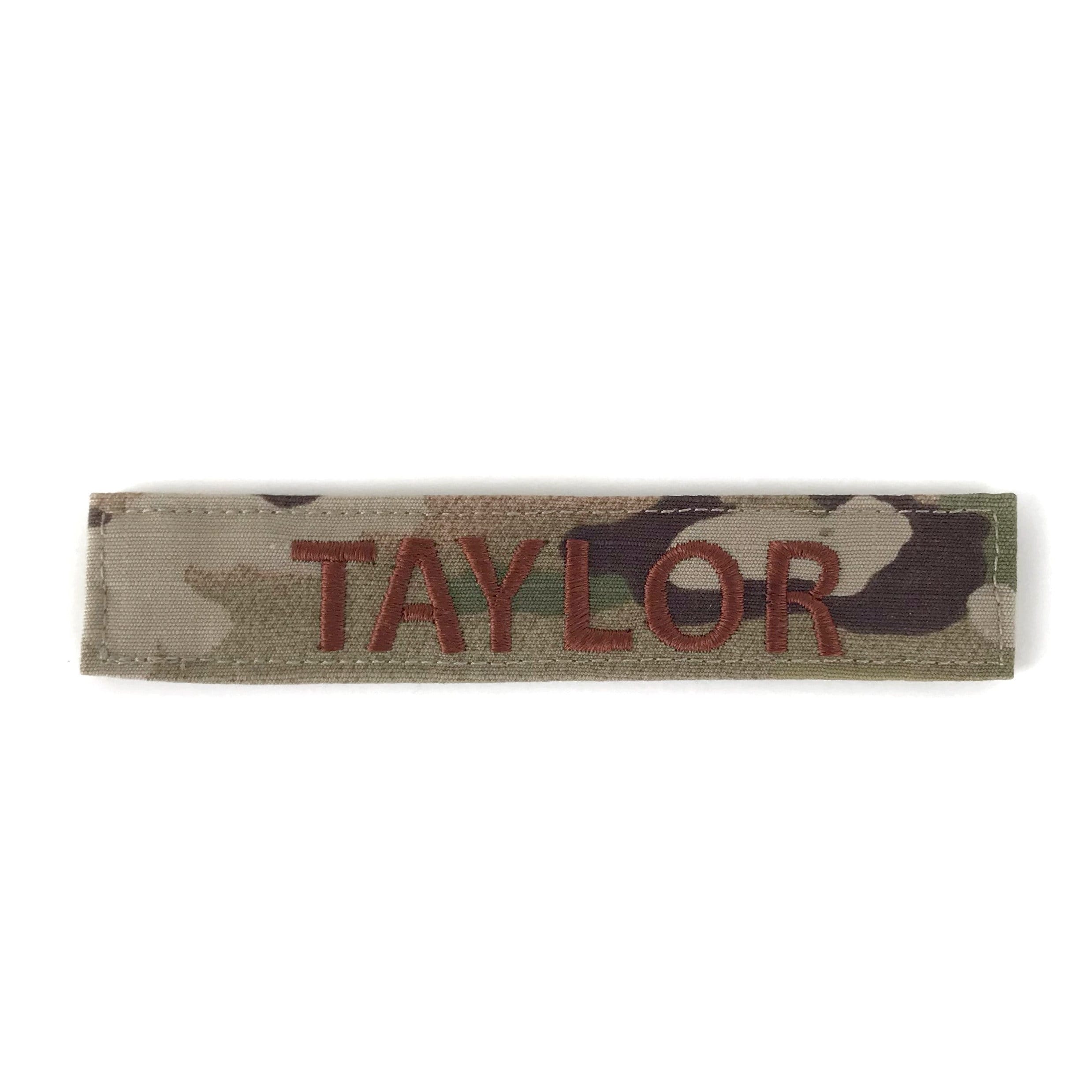 Embroidered Name Tag With Hook Tape Military Accessories. - Etsy