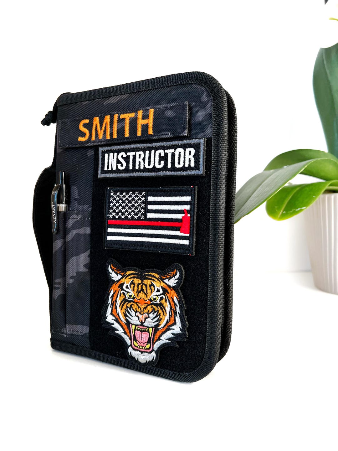 Zippered Book Cover for Notebooks, Fits A5 Size and Green Military ...