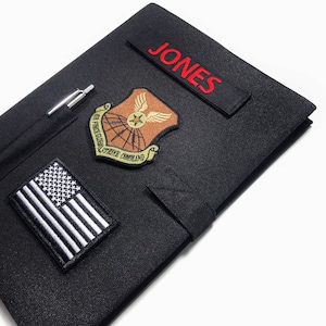 Military Book Cover for Big Record Book (10.5 X 8 In.) With Loop Tape ...