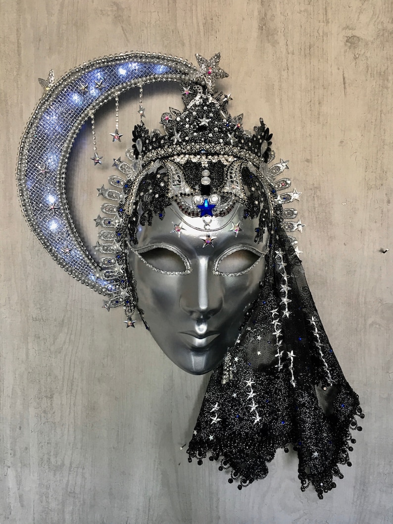 Mask - “queen of the Night” - Etsy