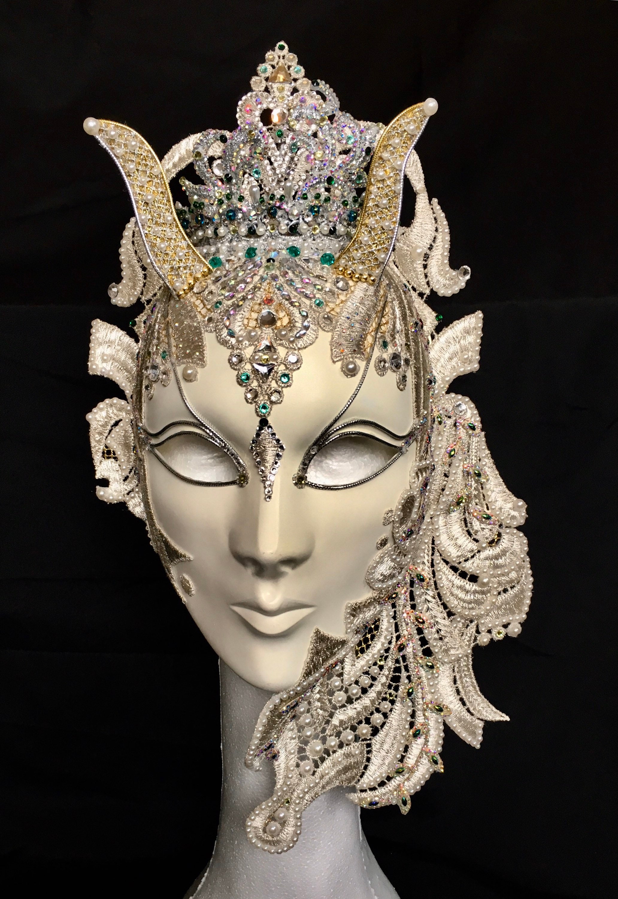 Full Face Decor Mask - “mab” - Etsy