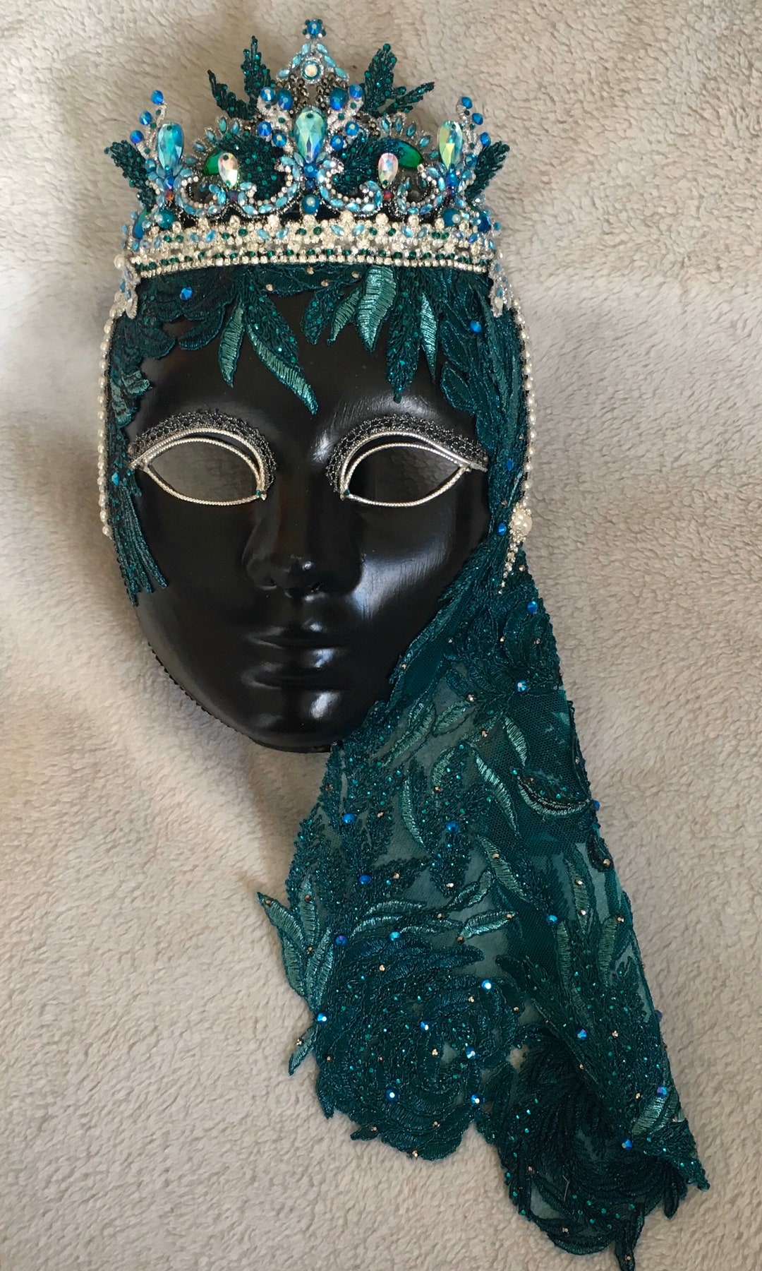 Full Face Mask - “dryad Queen” - Etsy
