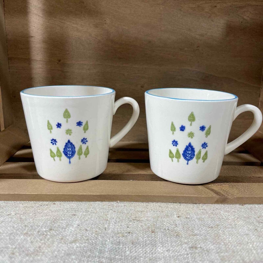 Marcrest Alpine Swiss Chalet Vintage Ceramic Coffee Cups Set of 2 Made ...