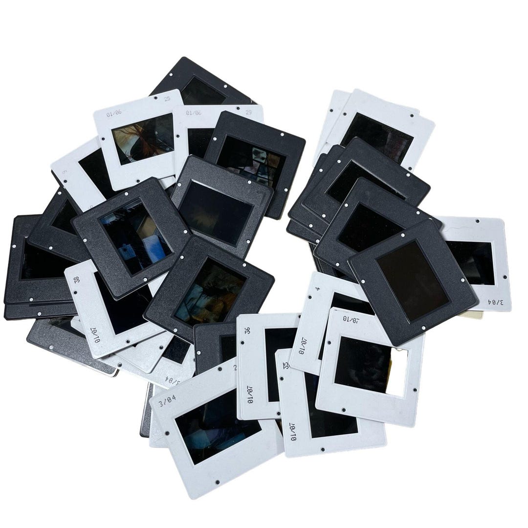 Vintage/retro 35mm Projector Slides Artwork Set of 100 Upcycling ...