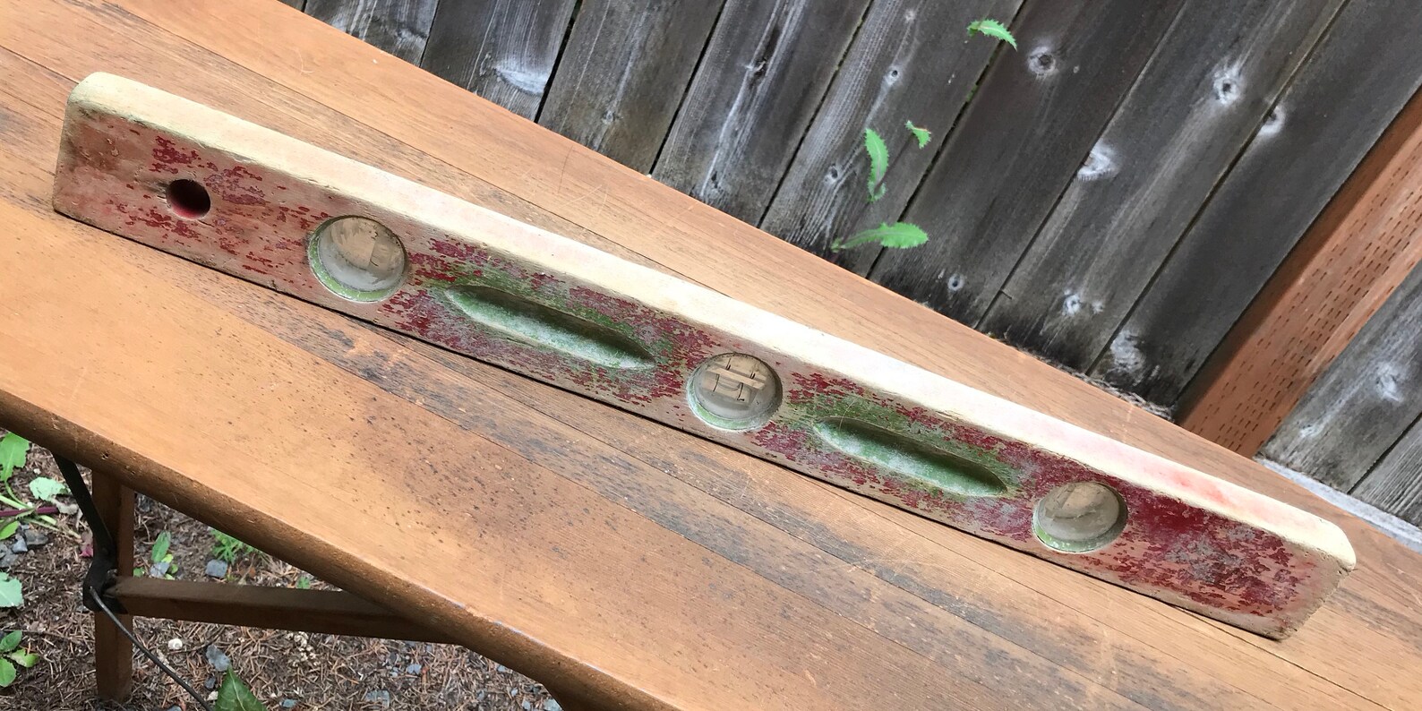 Wooden Vintage Level 24 Inch Level, Wooden Tool - Etsy