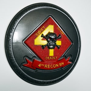 USMC 4th Reconnaissance Battalion, Marine Corps Special Forces, Painted ...