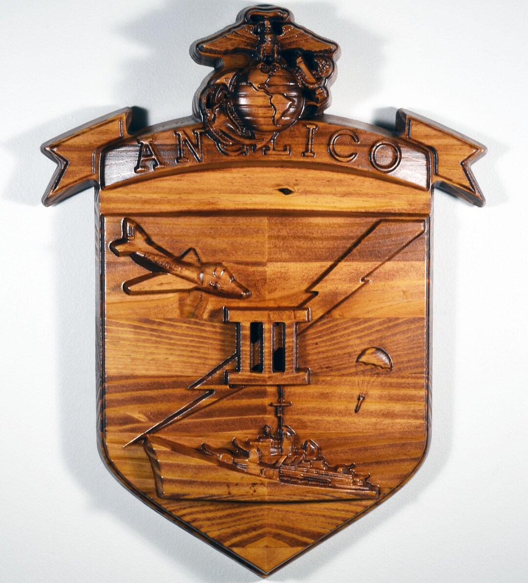 USMC 3rd Anglico, Unit Emblem, US Marine Corps, Military Plaque - Etsy